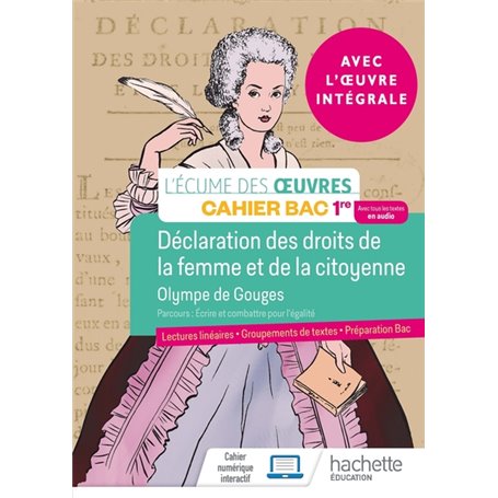 Français 1re - Oeuvre intégrale Olympe de Gouges - Cahier élève - Ed ...