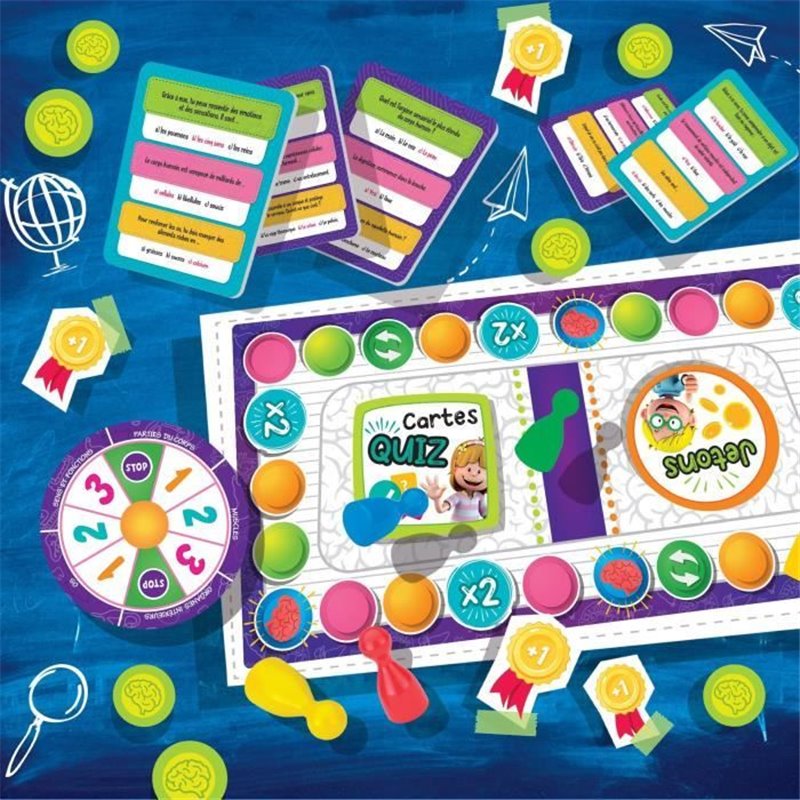 Jeu de parcours sur le corps humain - LISCIANI - Découvrez et apprenez ...